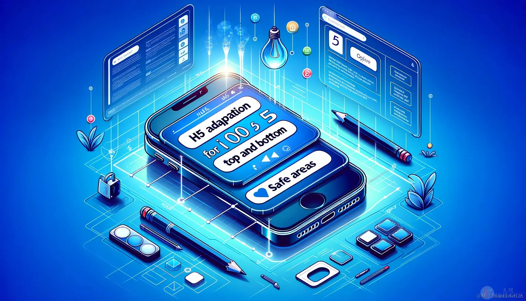 H5适配iOS顶部和底部安全区域在移动端Web开发中，适配不同设备的屏幕是一个重要且挑战性的任务。对于iOS设备来说，这 - 掘金
