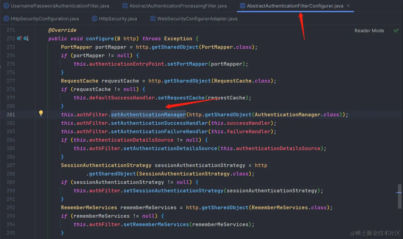 Spring Security初始化过程以及AuthenticationManager详解以及如何自定义认证方式 (1) - 掘金