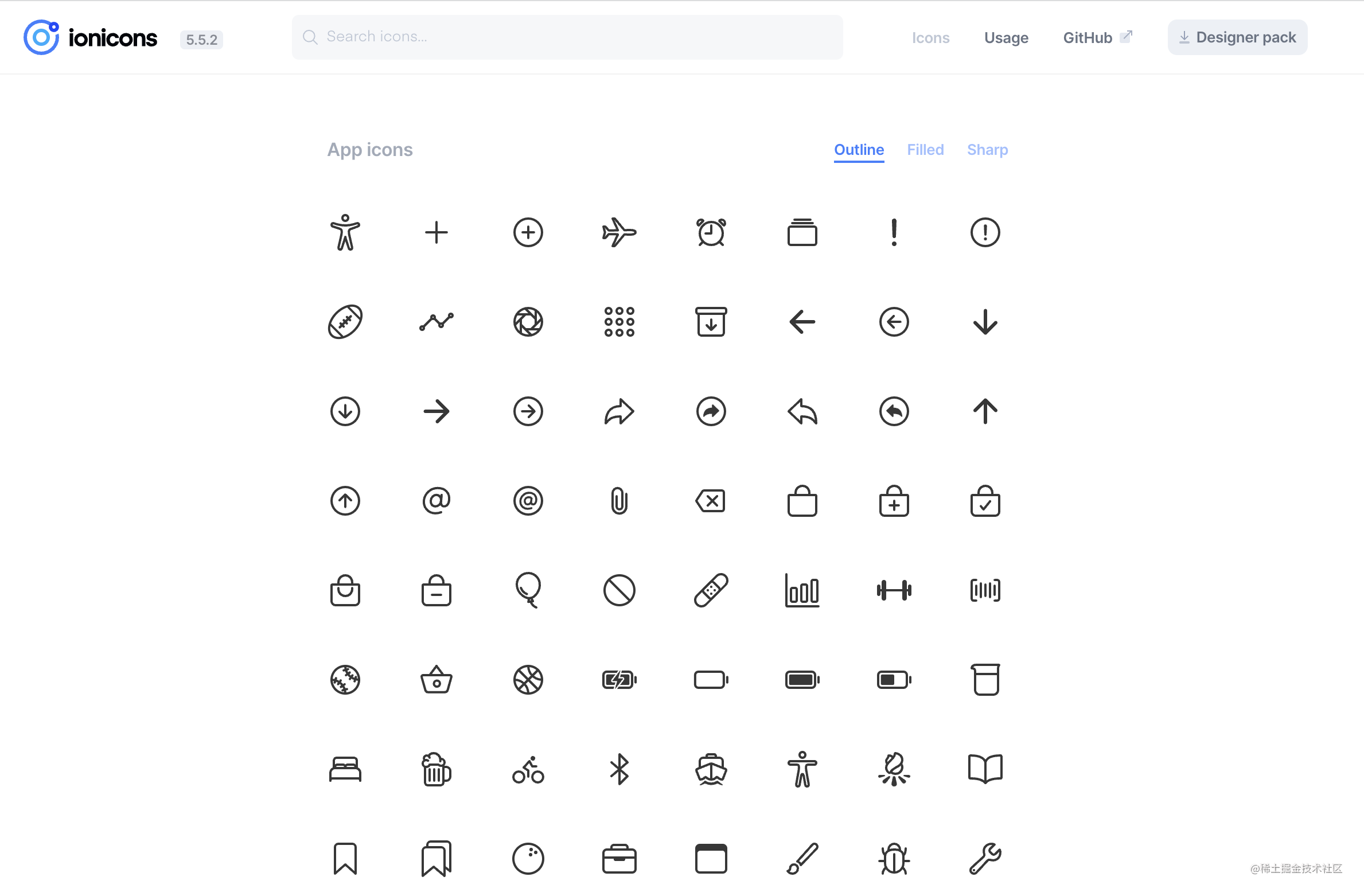 超实用的开源图标库推荐 - 掘金