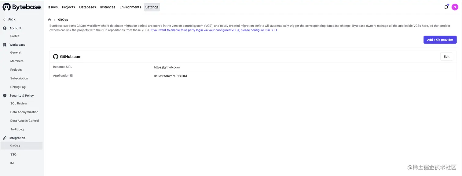 数据库 CI CD 工具 -- Bytebase 介绍Bytebase 作为一款开源的数据库 CI/CD 工具，为 DB - 掘金