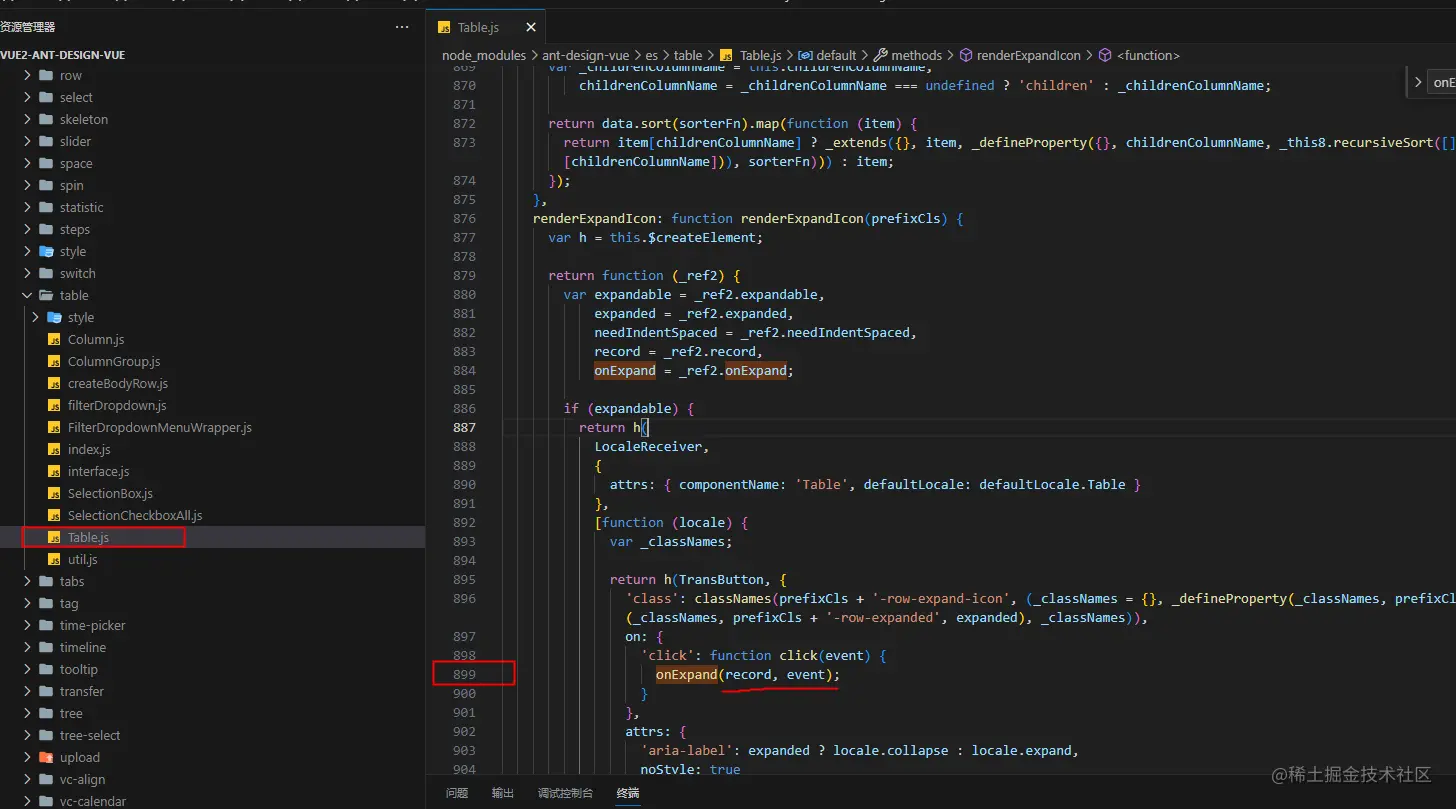 ant-design-vue table嵌套表格，自定义展开图标背景 近期有一个需求，需要有嵌套表格的场景， 使用 an - 掘金