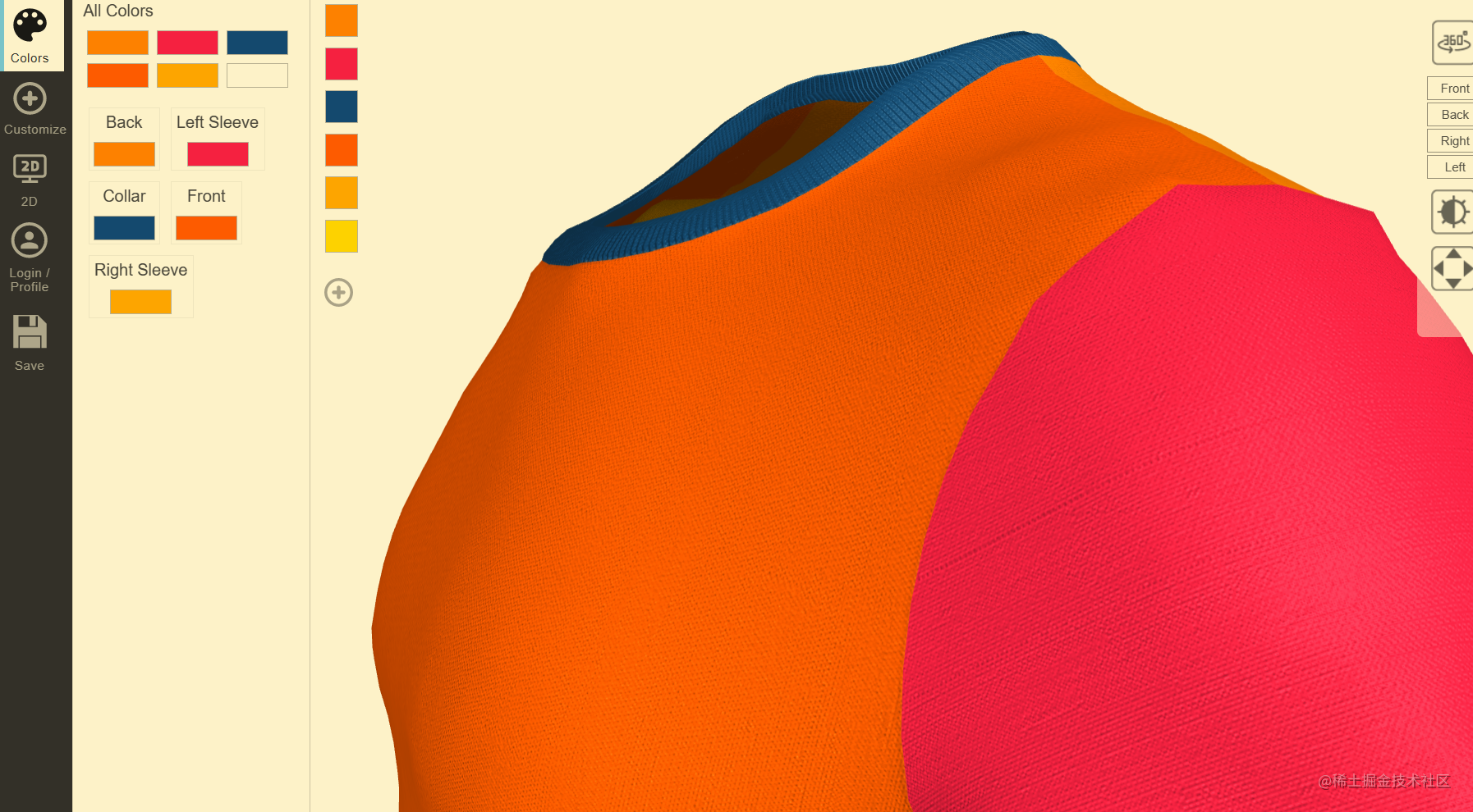 【网站分享】- Three.js - 衣服定制系统 - 掘金