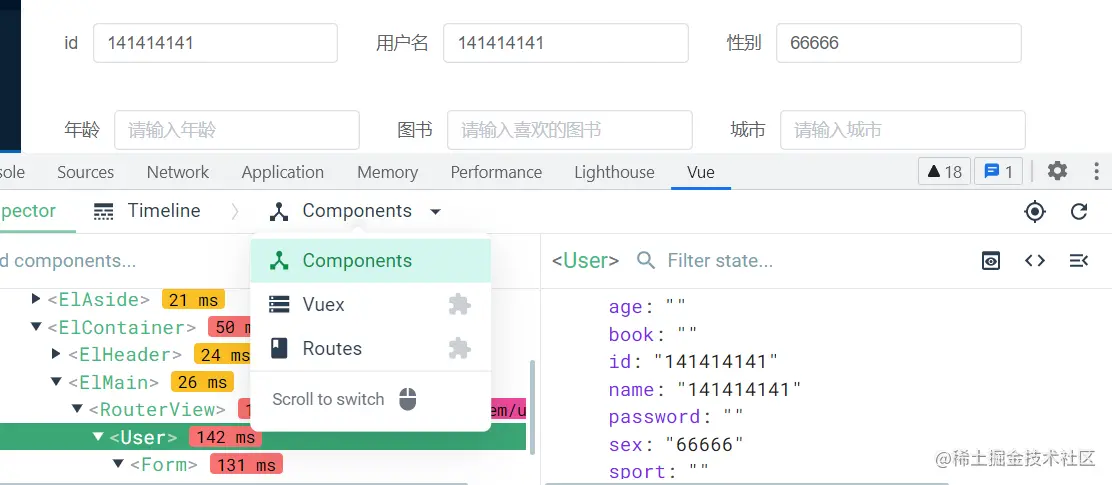 Vue用v-model实现props传值修改前言 最近在弄数据库设计的项目的时候，注意到了一个有趣的地方。 首先这是个父 - 掘金
