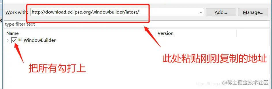 利用 Window Builder 快速搭建Java GUI 界面 目录 1. 为 eclipse 安装 window - 掘金