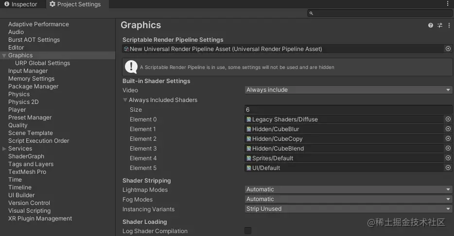Unity 之 Post Processing后处理不同项目配置（UPR项目配置）后期处理是指在摄影机绘制场景之后但在屏 - 掘金