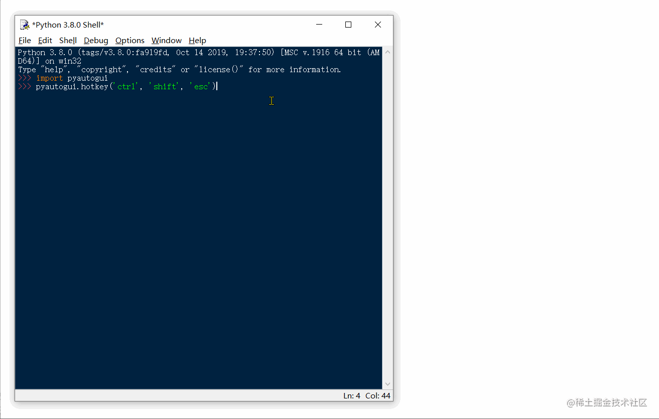 PyAutoGUI——图形用户界面自动化（超级详细） - 掘金