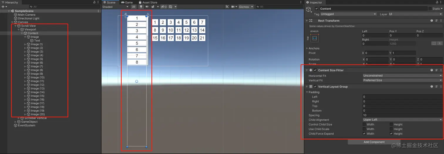 Unity实用功能之ScrollView 定位功能在我们使用untiy的UGUI的SCrollView时，经常会有这种问 - 掘金
