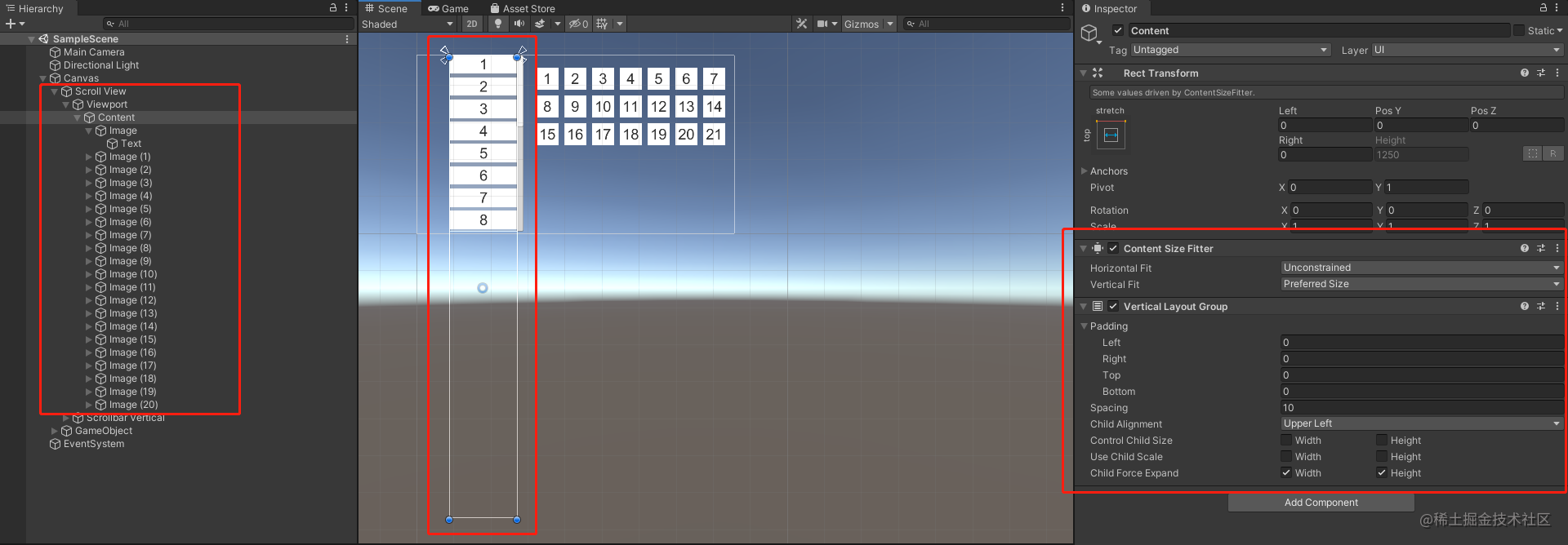 Unity实用功能之ScrollView 定位功能 - 掘金