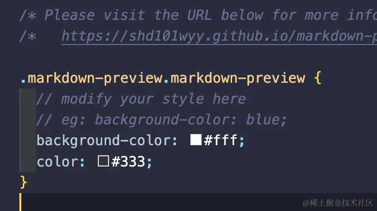Markdown Preview Enhanced 将掘金MD主题搬过来使用Markdown Preview Enha - 掘金