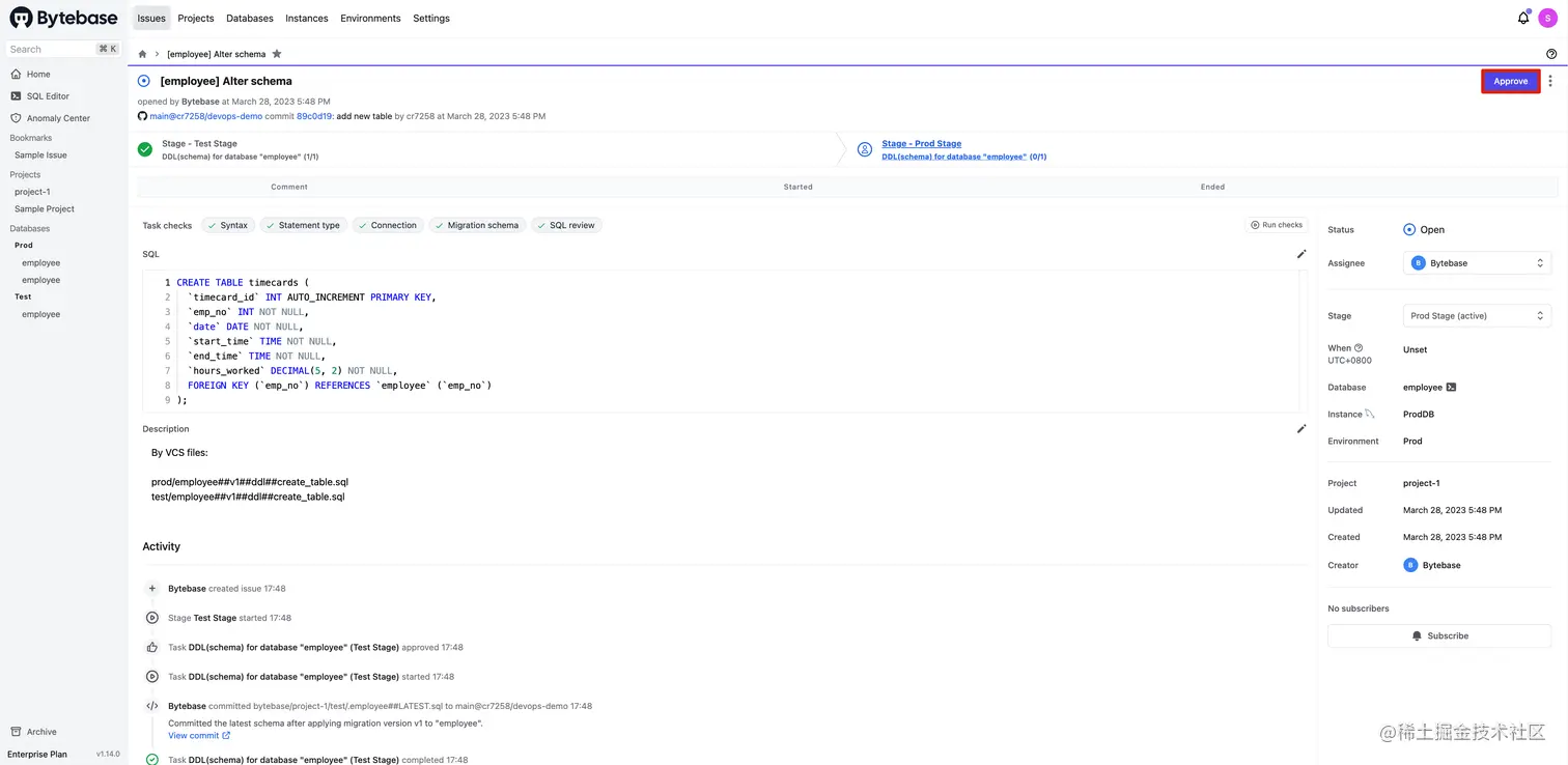 数据库 CI CD 工具 -- Bytebase 介绍Bytebase 作为一款开源的数据库 CI/CD 工具，为 DB - 掘金