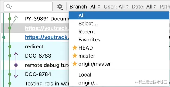 Rebase in 「IntelliJ IDEA」这是知乎上的一个问题《Git commits历史是如何做到如此清爽的? - 掘金