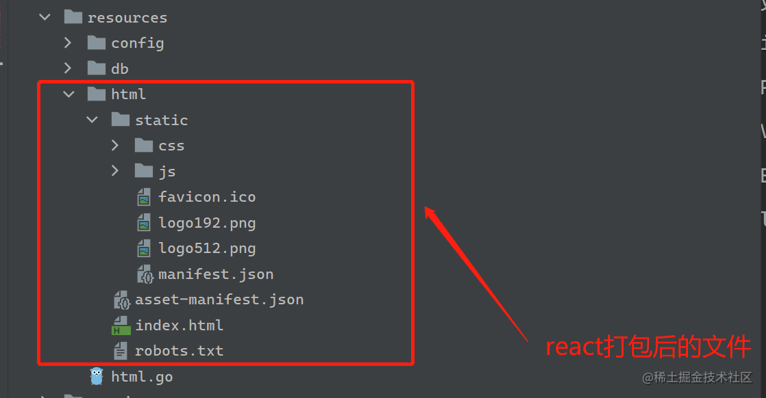 Golang之Gin打包React/Vue项目 - 掘金