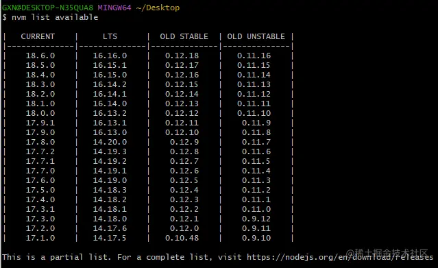 NVM的使用NVM的使用 nvm arch、nvm current、nvm install [arc - 掘金