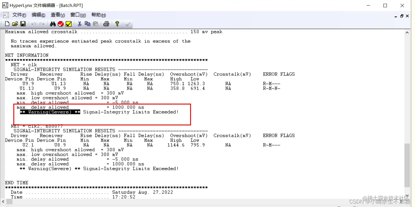 HyperLynx（十二）BoardSim和PCB板级仿真分析（三）1.使用曼哈顿布线进行BoardSim仿真 **2. - 掘金