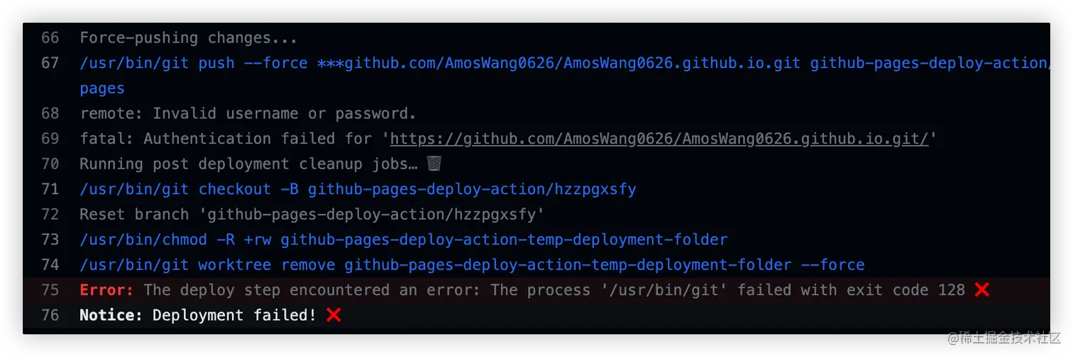 VuePress + Github 自动化部署本文主要讲 VuePress 项目在 Github 上自动化构建、打包、部 - 掘金