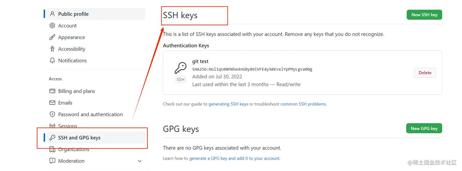 SSH免密登录配置到GitHUb上Git有两种克隆代码的方式： 一种是http，另外一种就是SSH， SSH免密登录，免 - 掘金
