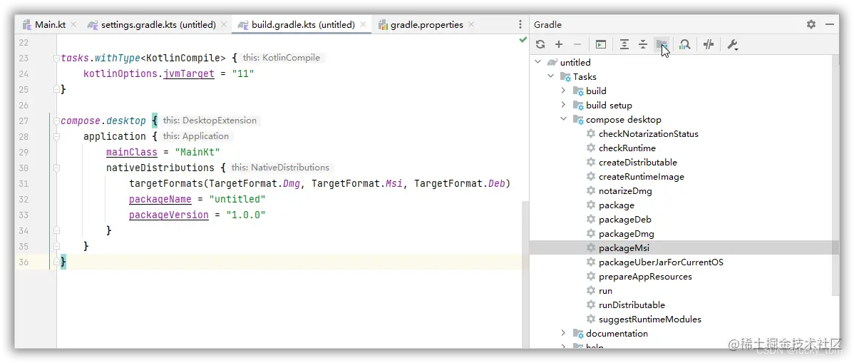 【Compose】Desktop Application 初尝试前言 作为一个多年的android开发者，自从Jetpa - 掘金