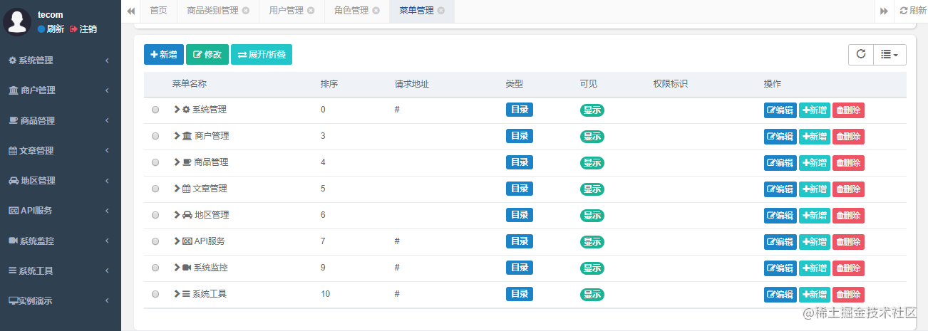Project source code sharing based on multi-merchant permission system ...