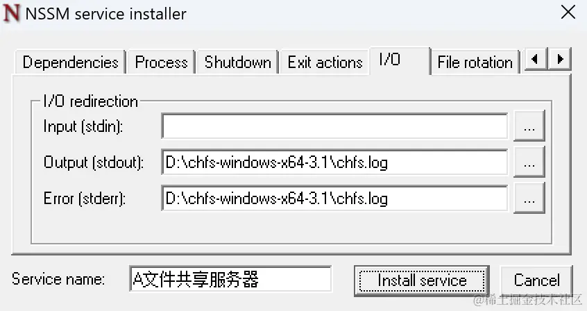 如何利用NSSM创建Windows服务NSSM是一个Windows上的服务封装程序，它可以将普通exe程序封装成服务，从 - 掘金