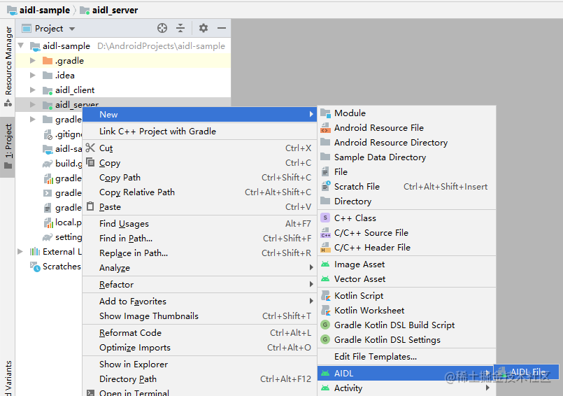 Android AIDL 使用教程 - 掘金