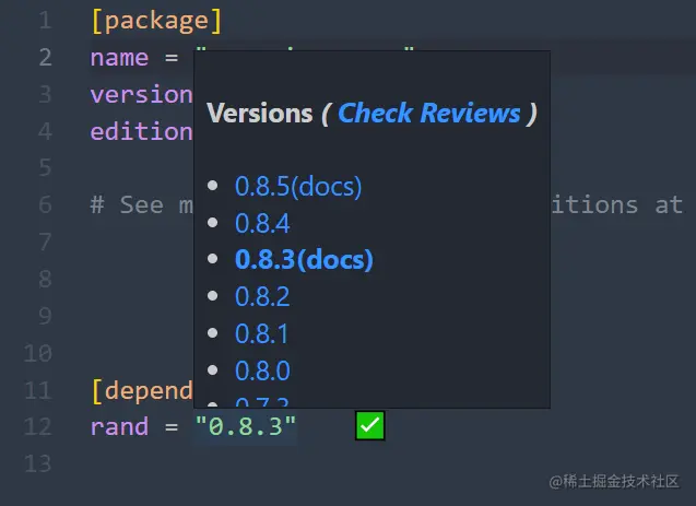 【Rust】VSCode中Rust插件推荐如果你是一位前端选手，那么VSCode或许是你必不可缺的开发工具，所以我们将使 - 掘金