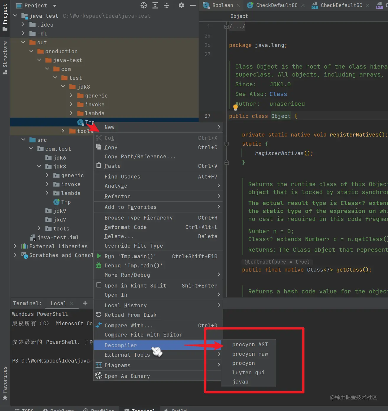 【Java】反编译工具 - procyon decompiler对比和使用了这么多反编译工具，目前觉得 procyon- - 掘金