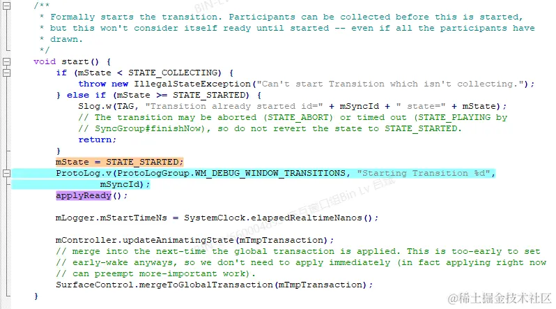 【Android14 ShellTransitions】（五）启动Transition这一节的内容涉及WMCore以及W - 掘金