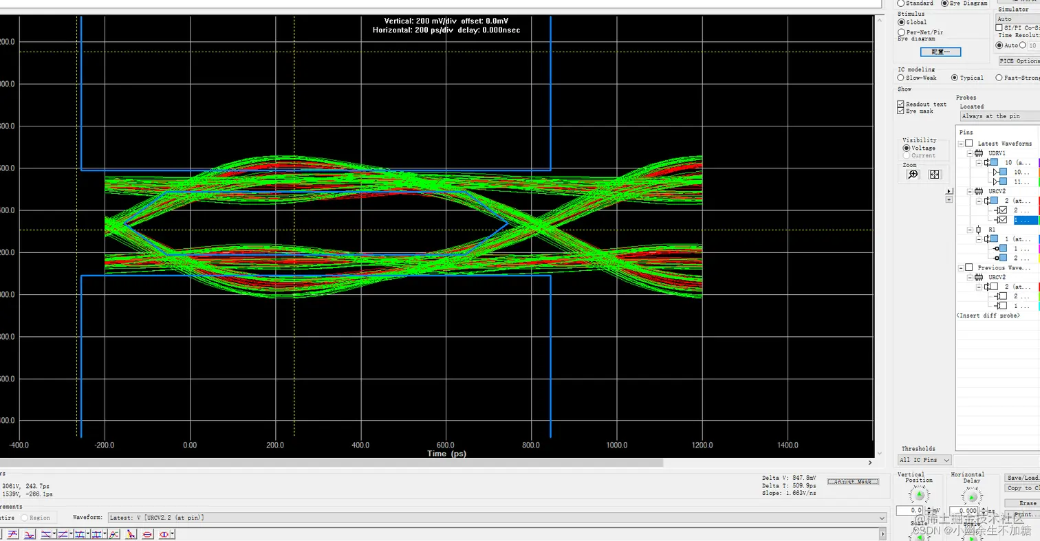 HyperLynx（十二）BoardSim和PCB板级仿真分析（三）1.使用曼哈顿布线进行BoardSim仿真 **2. - 掘金