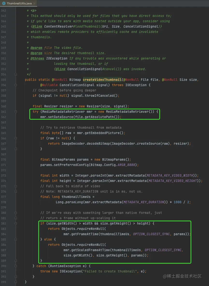 Kotlin拿Android本地视频缩略图本文主要讨论如下三个问题： 如何拿到本地视频？ 怎么拿视频缩略图？ 缩略图如何 - 掘金
