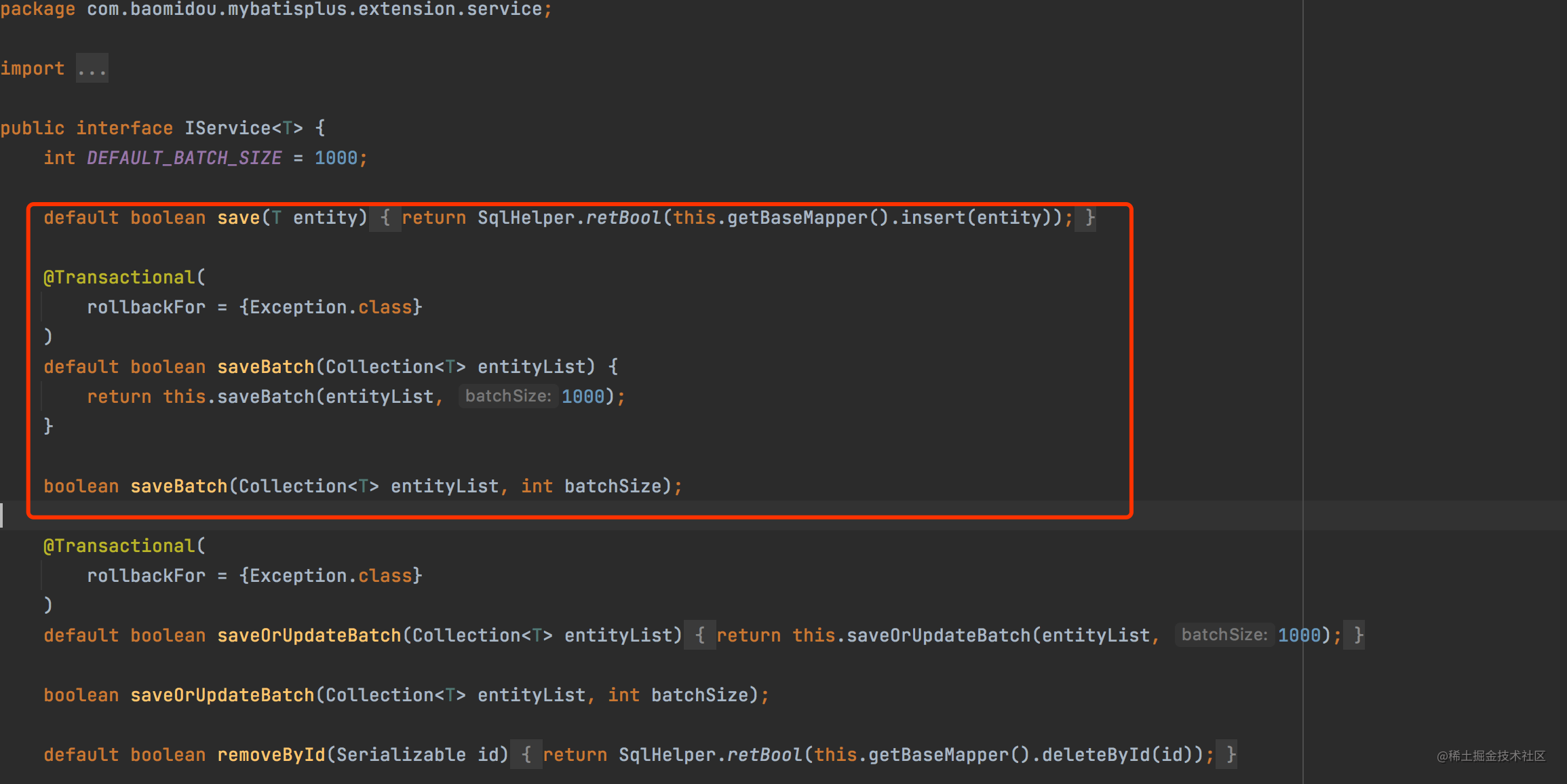 Mybatis Plus saveBatch批量插入如何高效 - 掘金