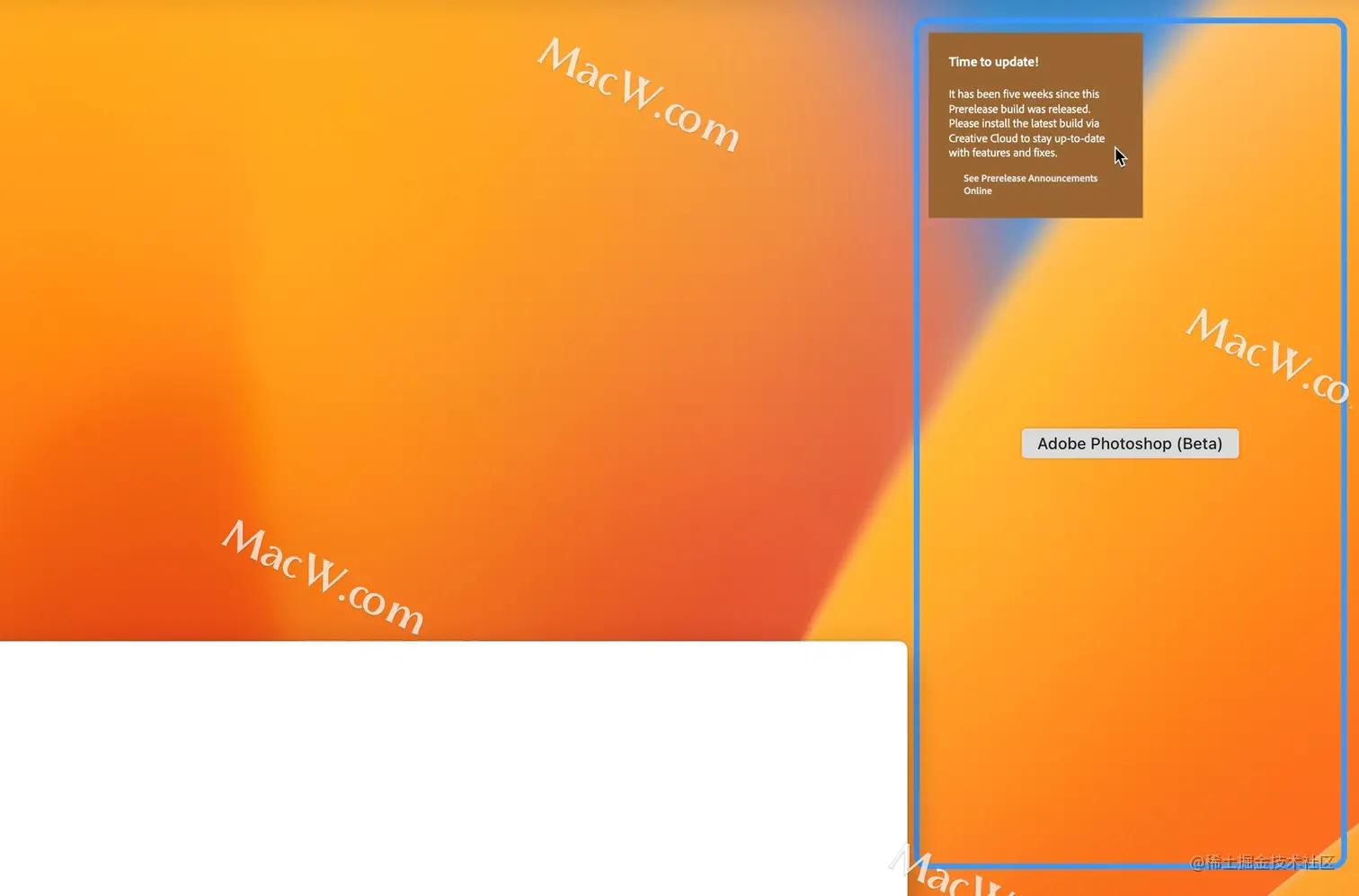 photoshop弹出Time to update 提示框，如何关闭最近很多小伙伴反应，photoshop 弹出Time - 掘金