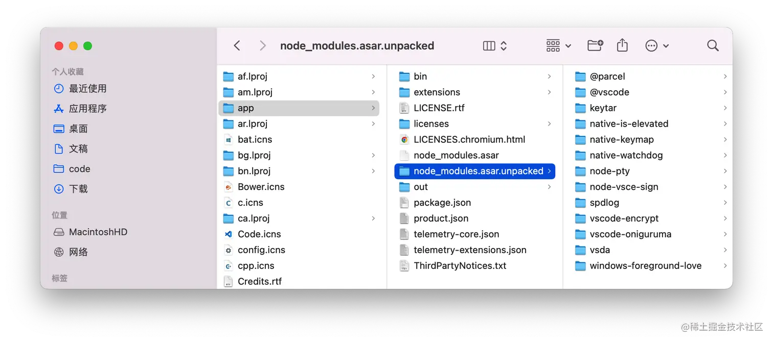 详解 Electron 中的 asar 文件Electron 应用中的前端代码最终会打包成 asar 文件，那什么是 a - 掘金