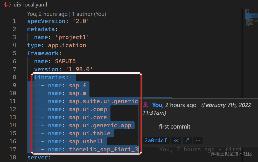 SAP UI5 Tools 里配置文件 ui5-local.yaml 的配置要点 - 掘金