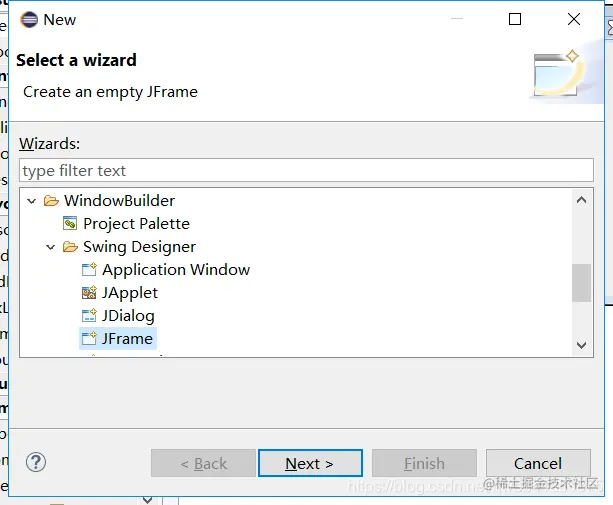 利用 Window Builder 快速搭建Java GUI 界面 目录 1. 为 eclipse 安装 window - 掘金