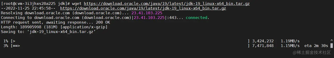 Java基础：Linux环境下安装最新JDK19（CentOS7）开启掘金成长之旅！这是我参与「掘金日新计划 · 12 - 掘金