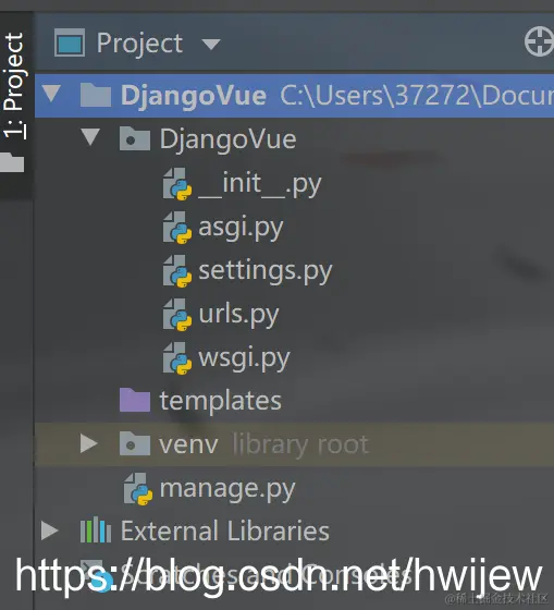 手把手教你如何使用 Django + Vue.js 快速构建项目1. 前言2. 环境准备3. 创建 Django 项目4 - 掘金