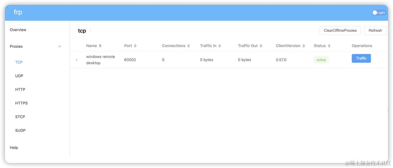frp v0.57内网穿透搭建和使用（详细教程）frp是什么 frp(fast reverse proxy)是一款高性能 - 掘金