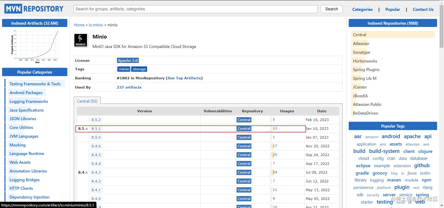 Springboot集成MinioSpringBoot如何继承MInio，看这篇就够了，详细教程，男人需要战斗，我们一起 - 掘金