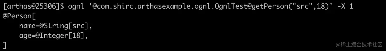 【Arthas】命令之ognl使用姿势还不了解Arthas怎么安装启动的可以翻阅 【Arthas】初始Arthas,安装 - 掘金