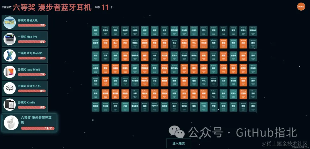 2.7K Star，酷炫抽奖程序开源了公众号「GitHub指北」会推荐 GitHub 上有趣有用的项目，一分钟 get - 掘金