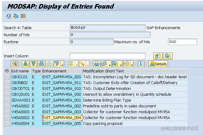如何在 ABAP 中找到用户出口增强我们将通过标准 SAP 的例子来检查各种方法来寻找用户出口。首先让我们了解一下关于用 - 掘金