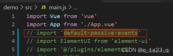 解决Unable to preventDefault inside passive event listener invocation 报错问题 - 掘金