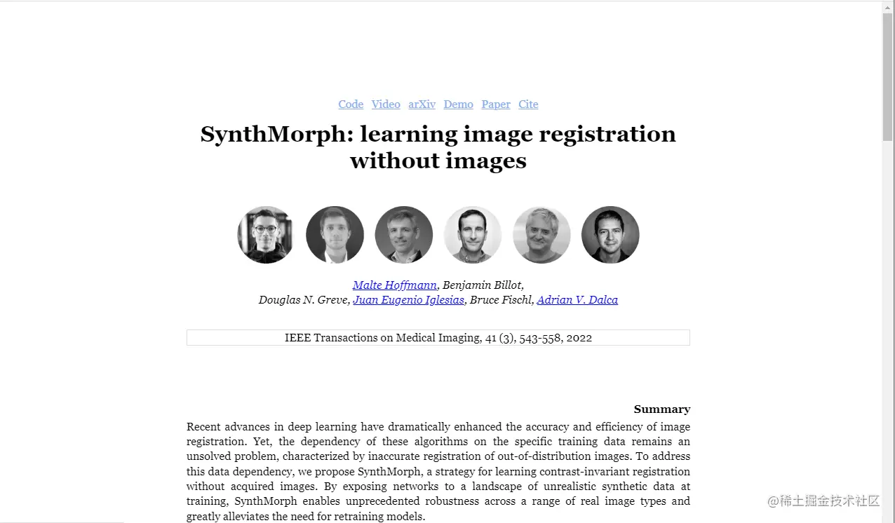 使用pytoch训练SynthMorph持续创作，加速成长！这是我参与「掘金日新计划 · 10 月更文挑战」的第11天， - 掘金