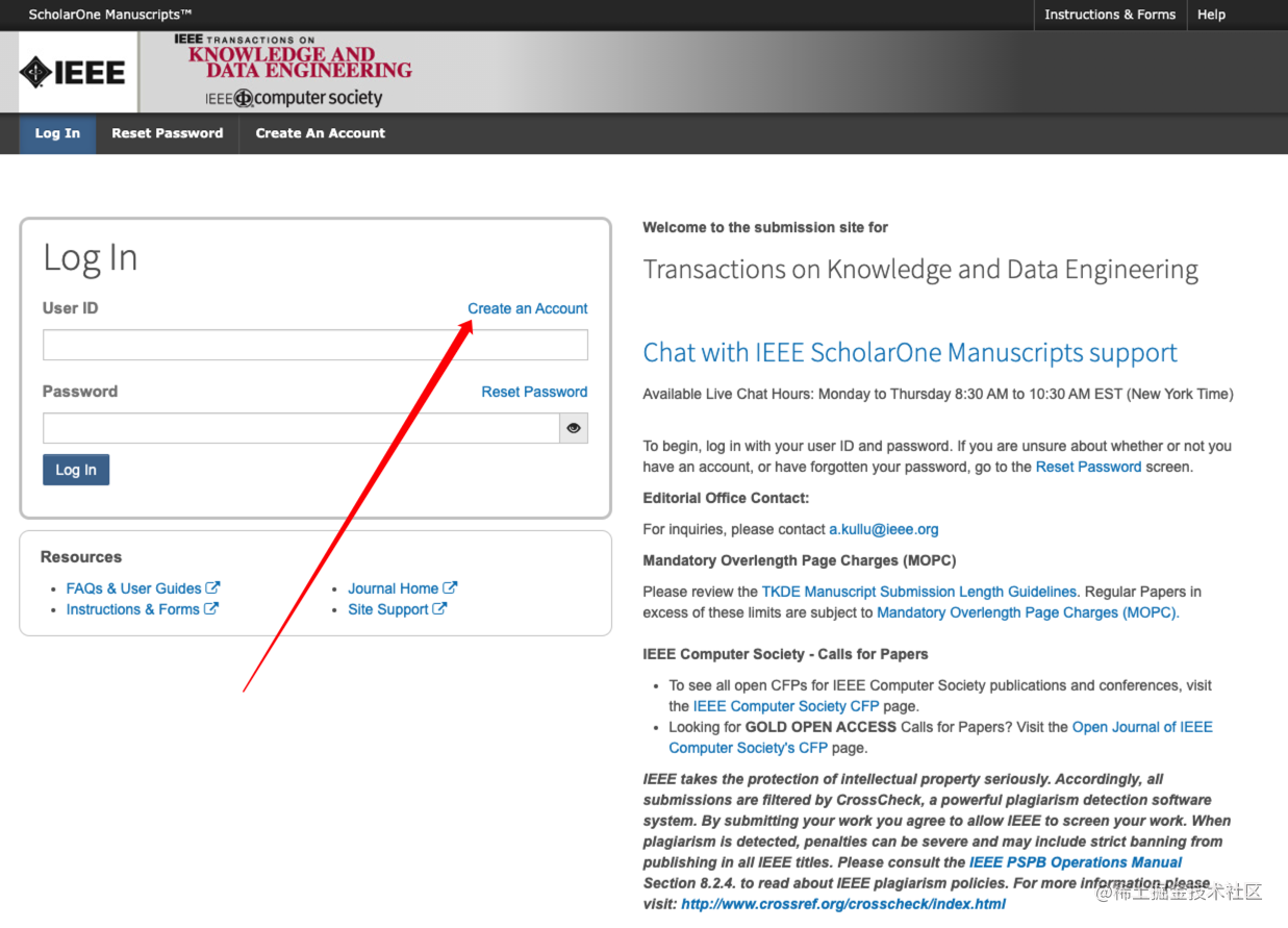 TKDE投稿流程 - 掘金