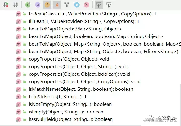 6种常用Bean拷贝工具一览｜Java 刷题打卡本文正在参加「Java主题月 - Java 刷题打卡」，详情查看 活动链 - 掘金