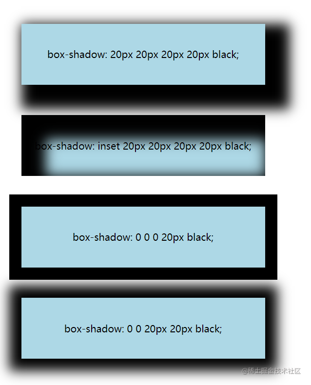 Pure CSS rendering shadows | negative diffusion radius - Moment For ...