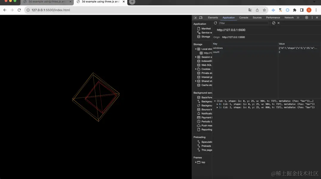前端“量子纠缠”：multipleWindow3dScene 来了最近前端实现的量子纠缠在网络上火了起来， 作者bgst - 掘金