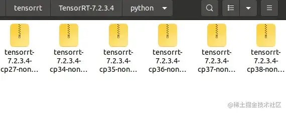 Ubuntu20安装tensorRT - 掘金