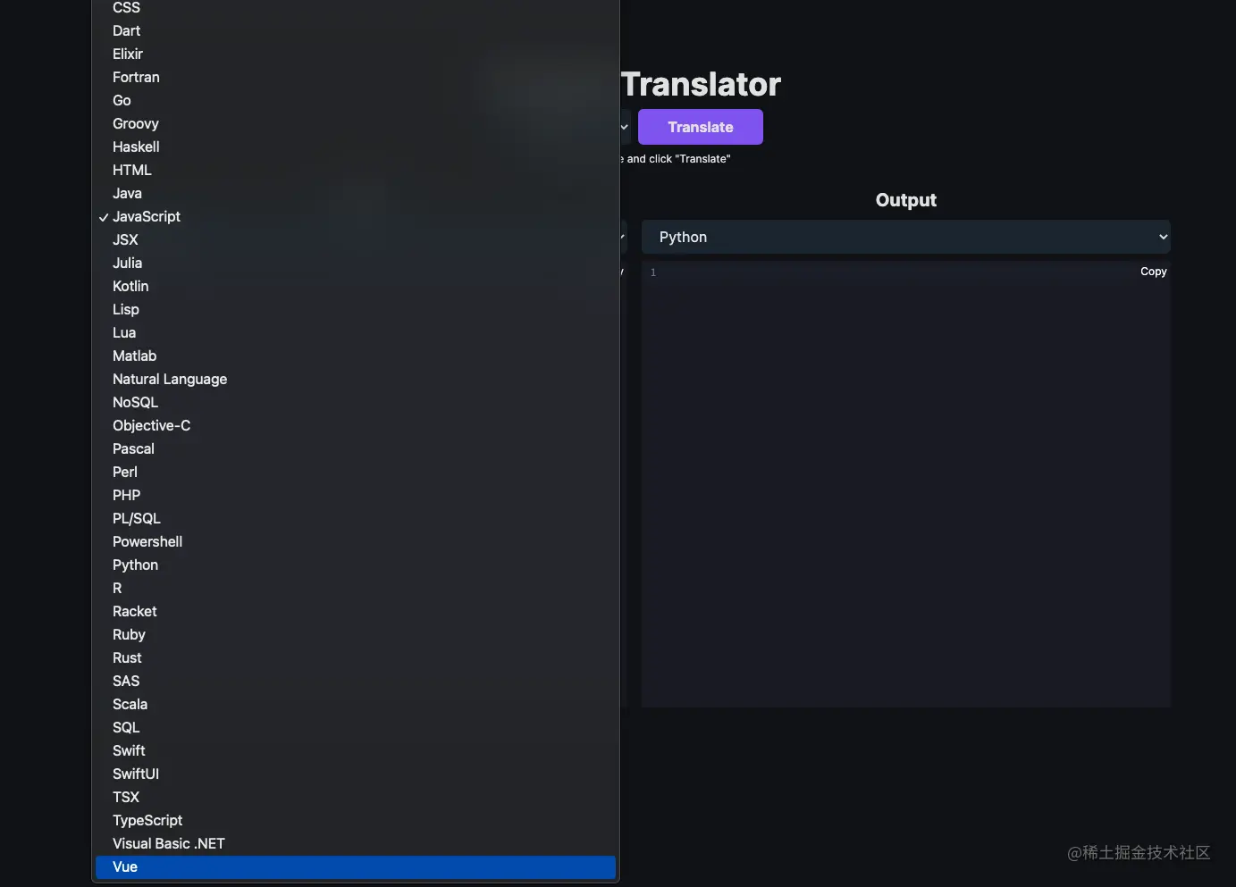 这个AI代码转换工具真的是泰裤辣！AI Code Translator是一个免费各类编程语言互转工具，借助强大的Chat - 掘金