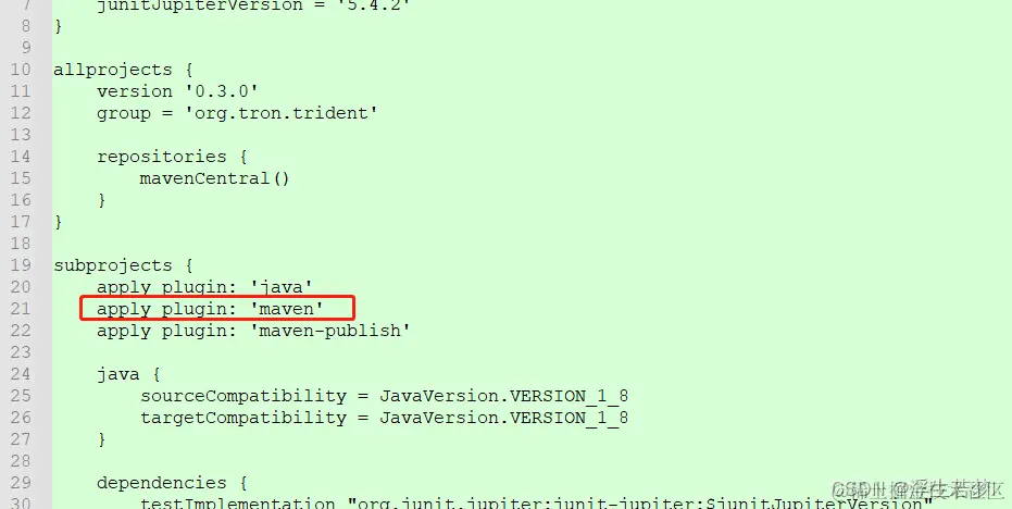 波场 trident-java使用 （区块）1.2.2.1 这里我使用的是gradle7.3.3 https://ser - 掘金